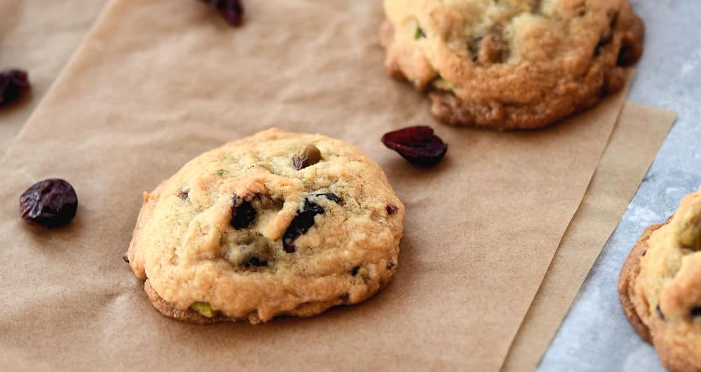 Craisins Recipe: Cranberry and Pistachio Cookies | 24Bite® Recipes