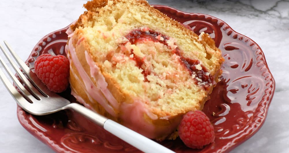 Raspberry Swirl Cake Recipe | 24Bite® Recipes