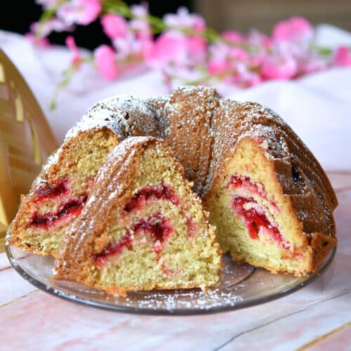 Raspberry Swirl Cake Recipe | 24Bite® Recipes