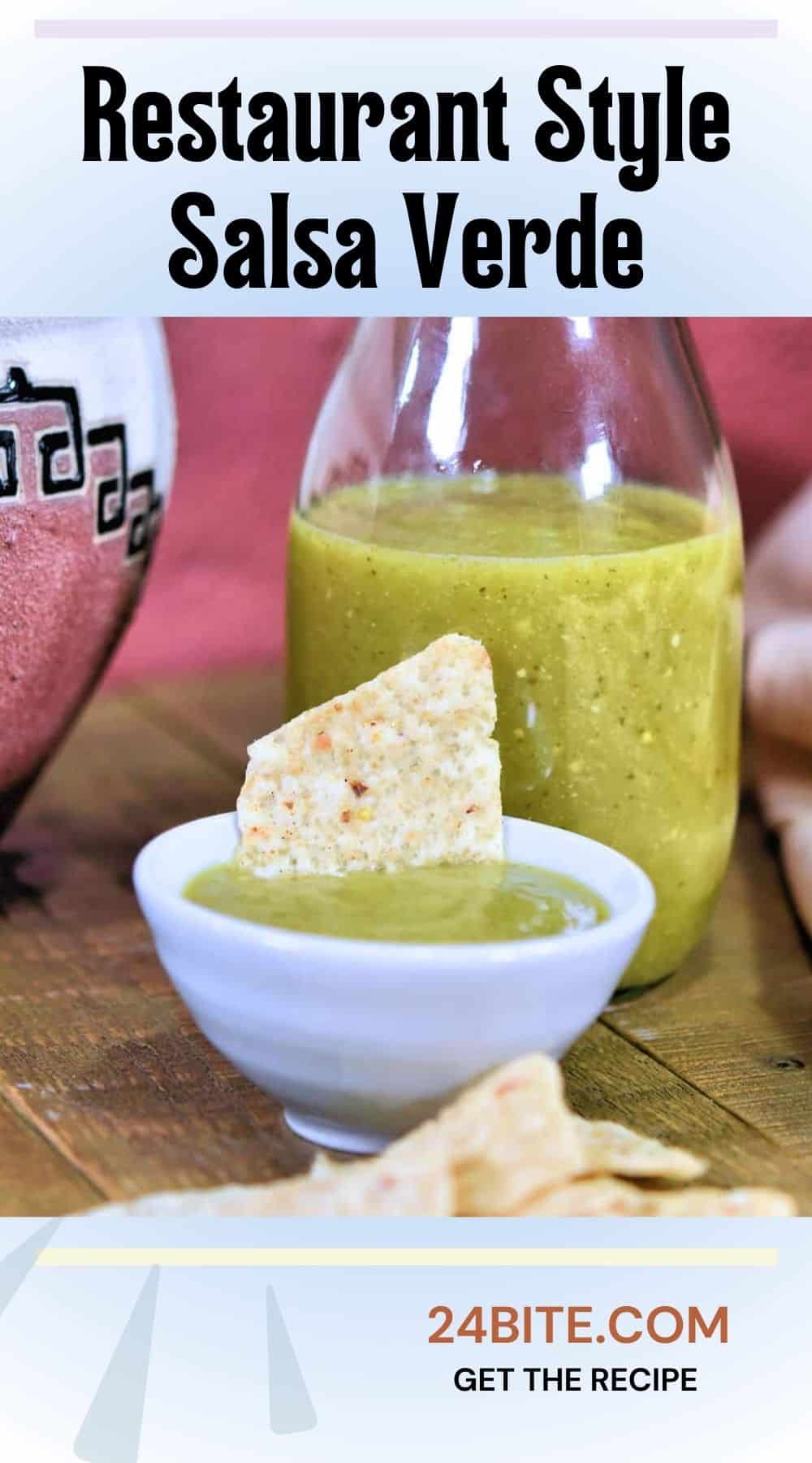 Mexican Salsa Verde Restaurant Style | 24Bite® Recipes