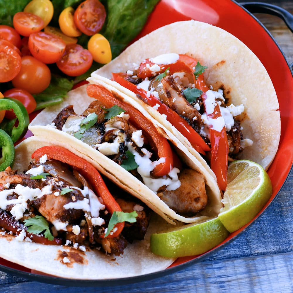 Easy Chicken Tacos with Mole Sauce | 24Bite™ Recipes