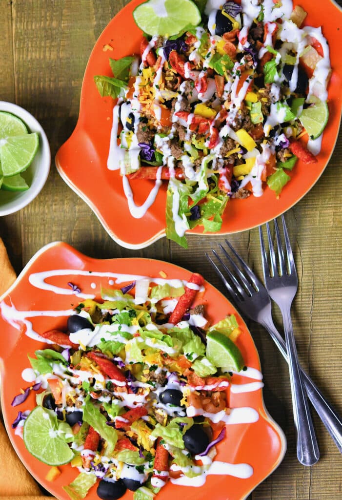 Takis Taco Salad Recipe | 24Bite® Recipes