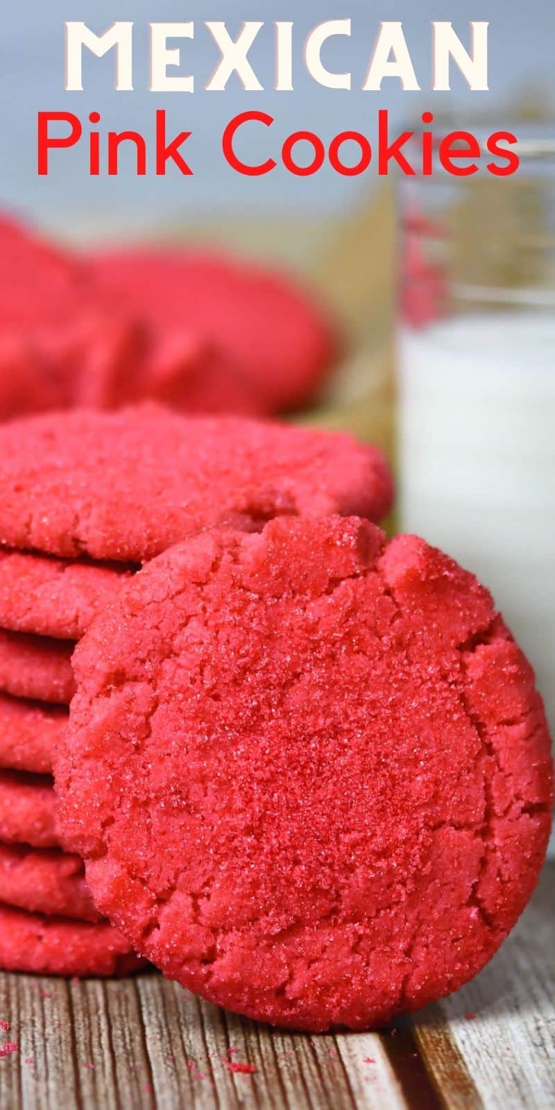 Mexican Pink Cookies Dye Free Polvorones Rosas | 24Bite® Recipes