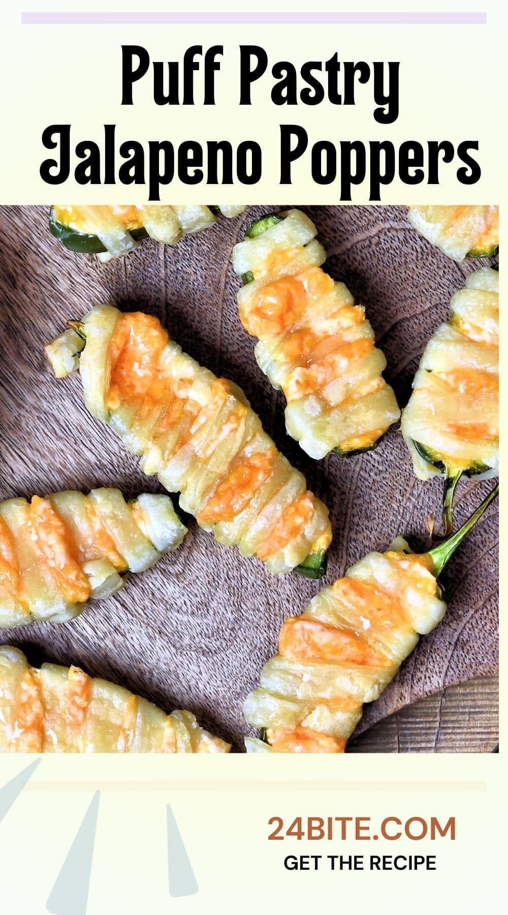 Puff Pastry Jalapeno Poppers | 24Bite® Recipes