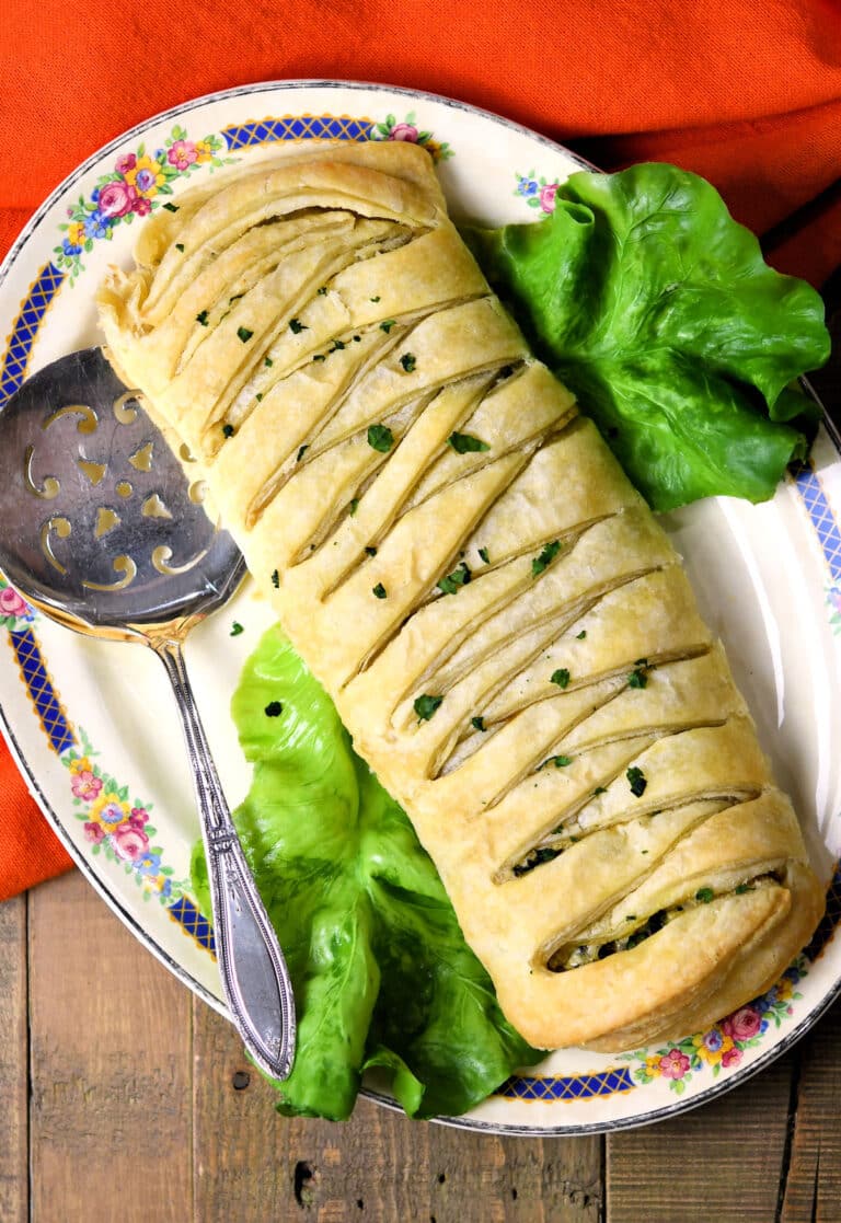 Spinach Ricotta Puff Pastry Braid | 24Bite® Recipes