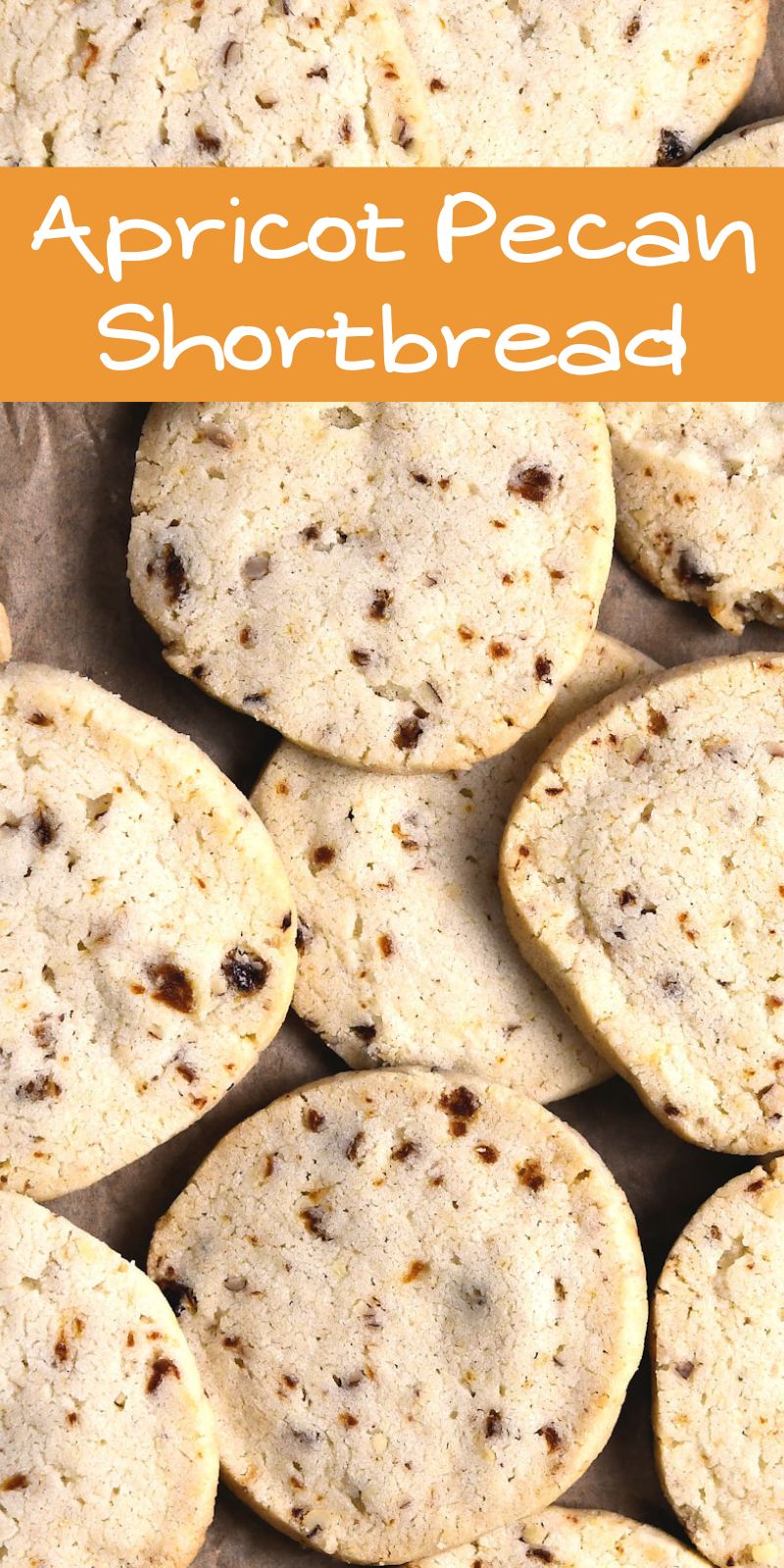 Apricot Shortbread Cookie with Pecans | 24Bite® Recipes