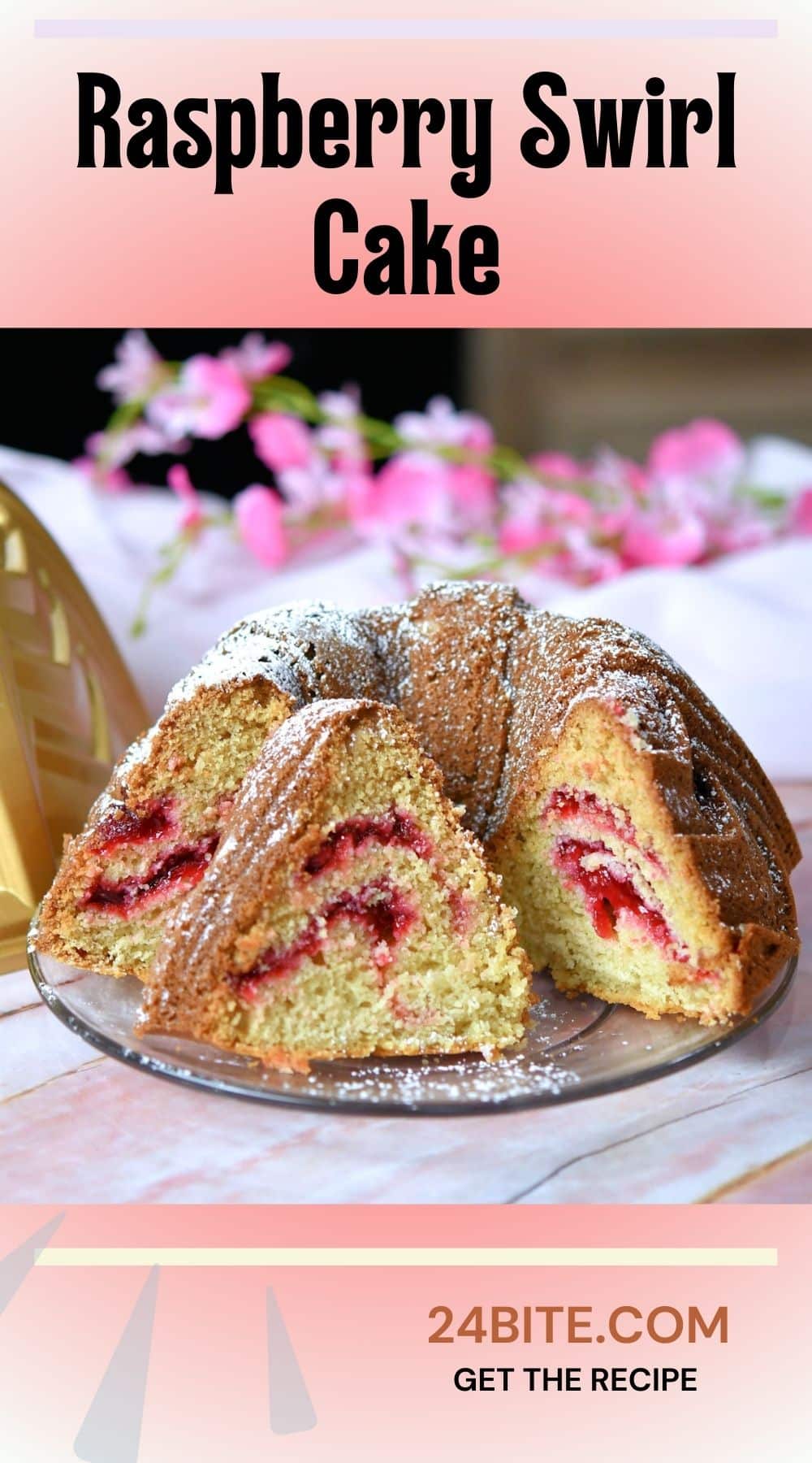 Raspberry Swirl Cake Recipe | 24Bite® Recipes