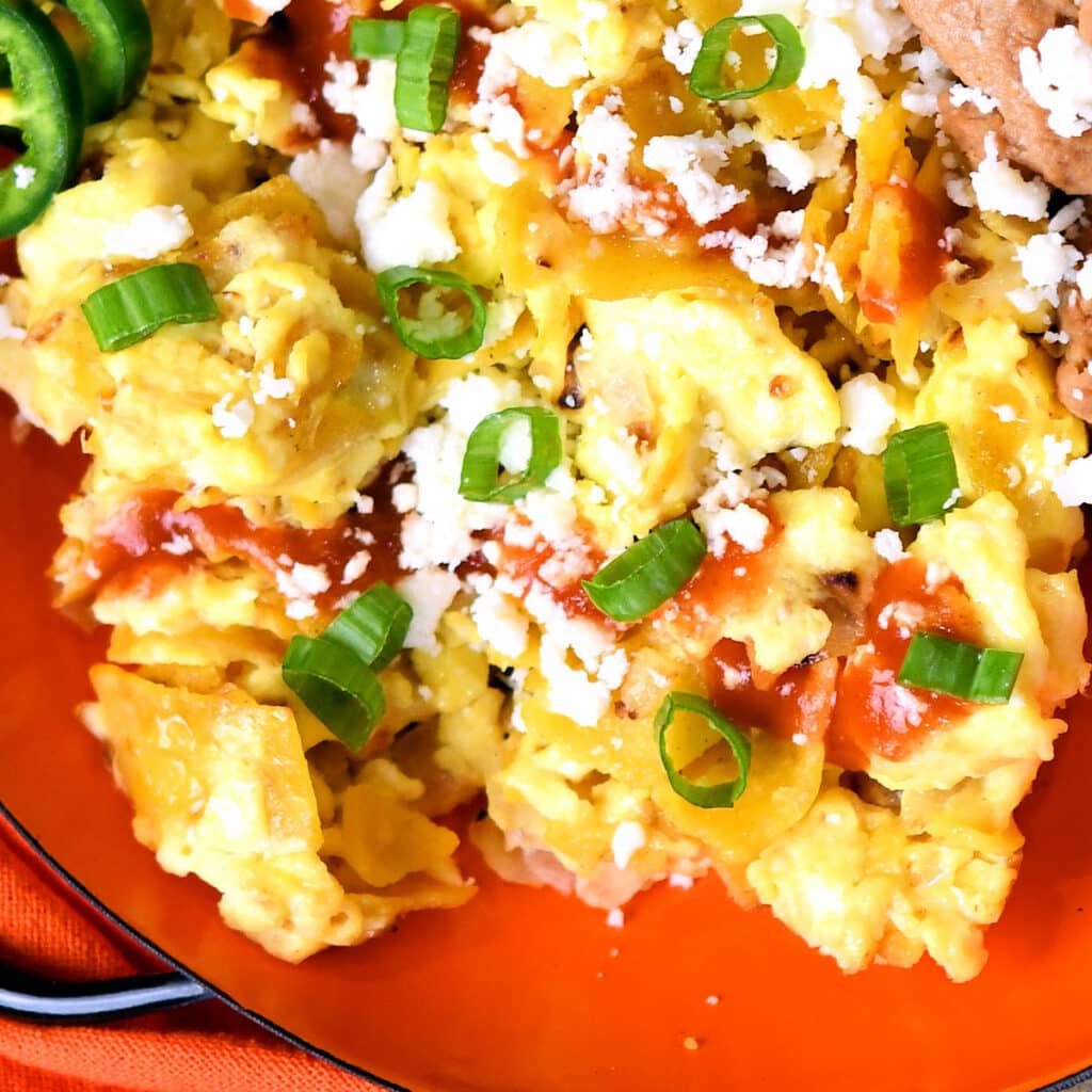 Easy Mexican Migas Eggs Breakfast | 24Bite® Recipes