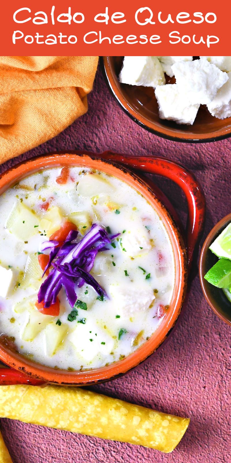 Caldo de Queso Mexican Potato Cheese Soup | 24Bite® Recipes