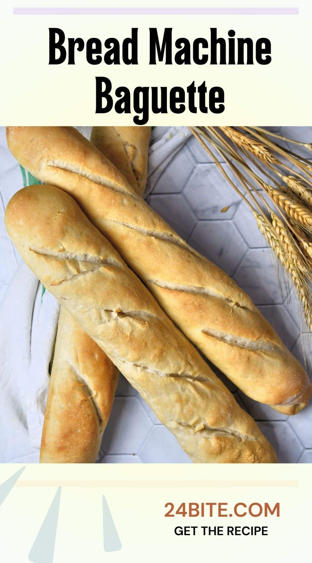 Baguette Recipe Bread Machine Easy Homemade | 24Bite® Recipes