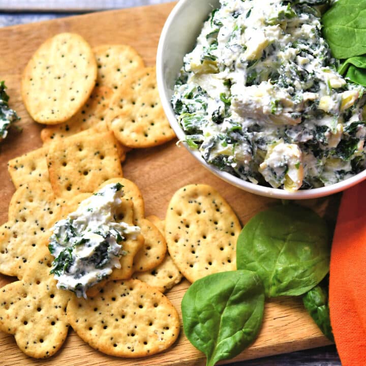 Cold Spinach Artichoke Dip Recipe | 24Bite® Recipes