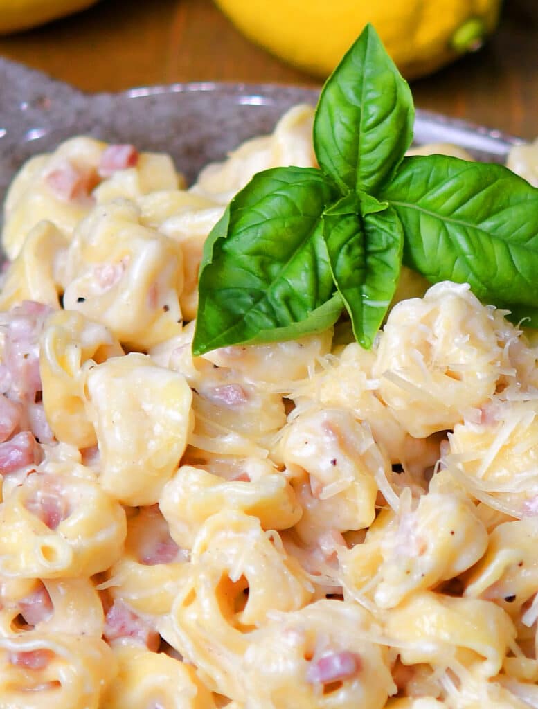Tortellini Alla Panna Creamy Pasta | 24Bite® Recipes
