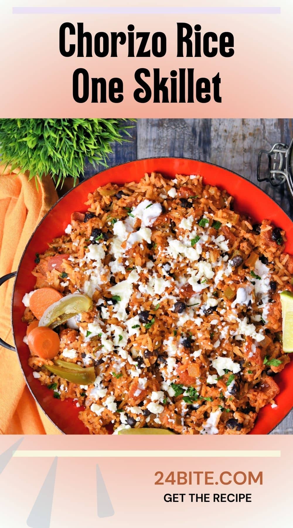 Chorizo Rice One Skillet Dinner | 24Bite® Recipes