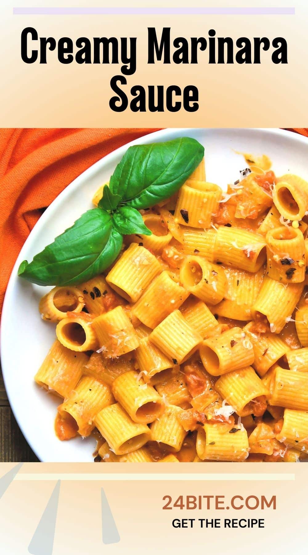 Creamy Marinara Pasta Recipe | 24Bite® Recipes